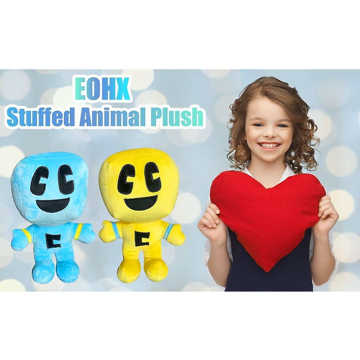 CITFIT (2023 New Plush Toys, Plush Filler, Plush Doll Soft Plush Toy Cute Pillow, Best Gift for Children (Blue+Yellow)