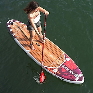 NIXY Newport G5 Inflatable Paddle Board | High-Performance, Durable, and Lightweight SUP for All Skill Levels with Welded Seams and 300 lbs. Capacity. (BoraBora)