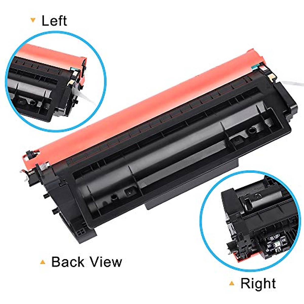 Cool Toner Compatible Toner Cartridge Replacement for HP 80A CF280A 80X CF280X Laserjet Pro 400 M401n MFP M425dn M401dne M401dn M401dw M425dw Laserjet Pro 400 Toner M401 M425 Printer (Black, 4-Pack)