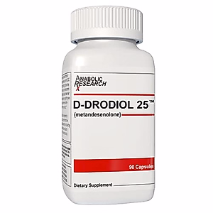 Anabolic Research D-Drodiol 25 - Mass, Strength, & Power - 1 Month Supply