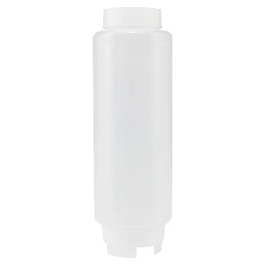 Creative Mark Cylo FIFO Squeeze Bottle Refillable Clear Tip Silicone Dispenser for Paint, Epoxy and Color Mixing - 20 oz.