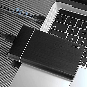 Sargart 640GB Ultra Slim Portable External Hard Drive USB3.0 HDD Storage for PC, Mac, Desktop, Laptop, Chromebook, Xbox One, Xbox 360, PS4 (Black)