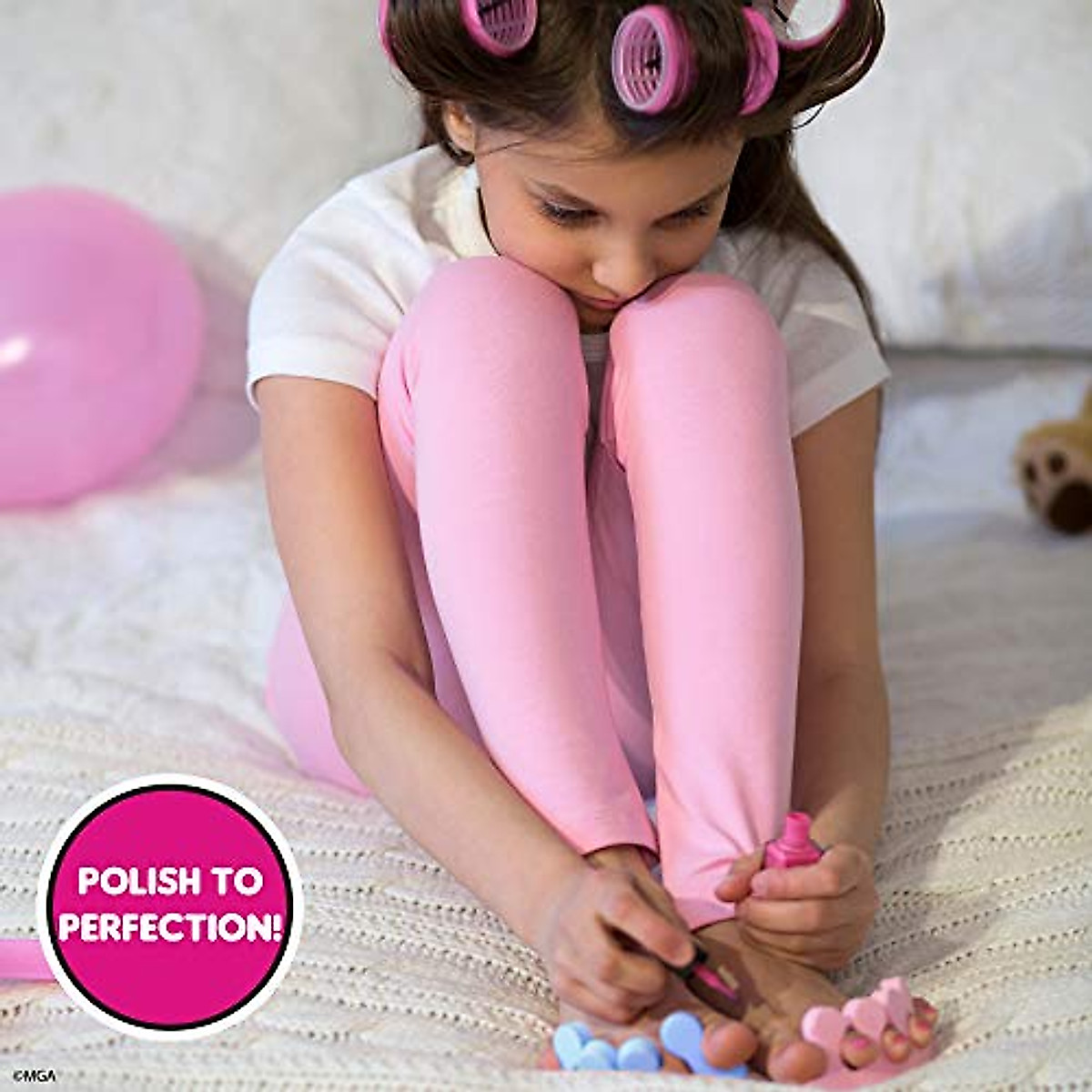 Horizon Group USA L.O.L. Surprise Color Change Nail Art, Includes 2 Sets of Adhesive Nails,3 Nail Polishes,1 Nail Decal Sheet,Water Transfer Tattoo Sheet,Nail Gems,Toe Separators + Instructions