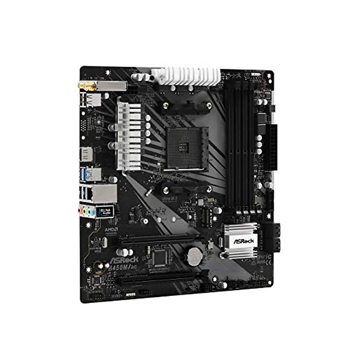 Asrock B450M/AC AM4 B450 Motherboard
