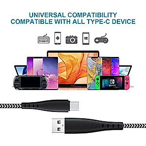 Long USB C Charger Cable 10ft+6ft Charging Cord for Samsung Galaxy S21 S23 S22 S20 Plus Ultra FE A23 A14 5G/Z Fold 3/Note 10 20 A13 A21,Tab A7 10.4"/A7 Lite 8.7"/A 10.1”2019/T-mobile Revvl 6/6 Pro 5G