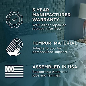 Tempur-Pedic TEMPUR-Ergo Neck Pillow, Medium Profile, White