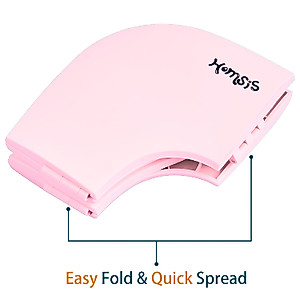 Portable Potty Seat for Toddler Travel: Folding Toilet Seat Cover for Kids Foldable Compact Child Public Toilet Attachment with Non Slip Suction Cup - Fold and Go Traveling Toilet Insert for Toddlers