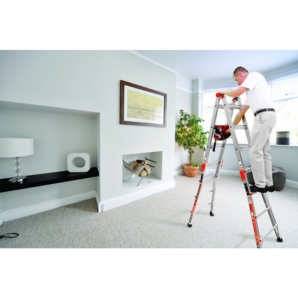 Little Giant Ladders, Cargo Hold Tool Pouch, Ladder Accessory, Nylon, (15040-001), Silver