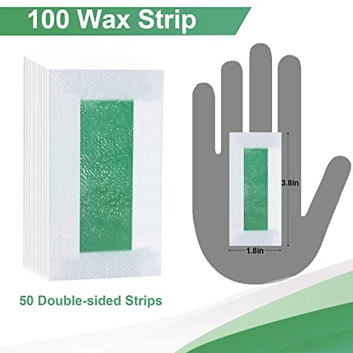 100 Pcs Wax Strips