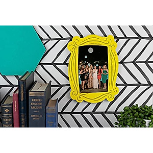 Silver Buffalo Friends Yellow Frame Photo Frame, 4 x 6 Inches