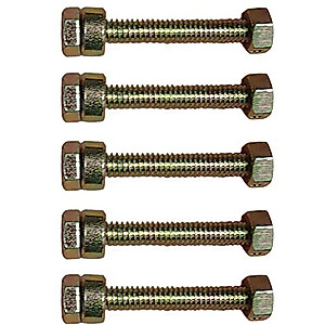 RAParts Five New Shear Pins Nuts and Spacers 703057 Fits Craftsman Dual Stage Snow Blowers Auger Housing Fits Dynamark 301172
