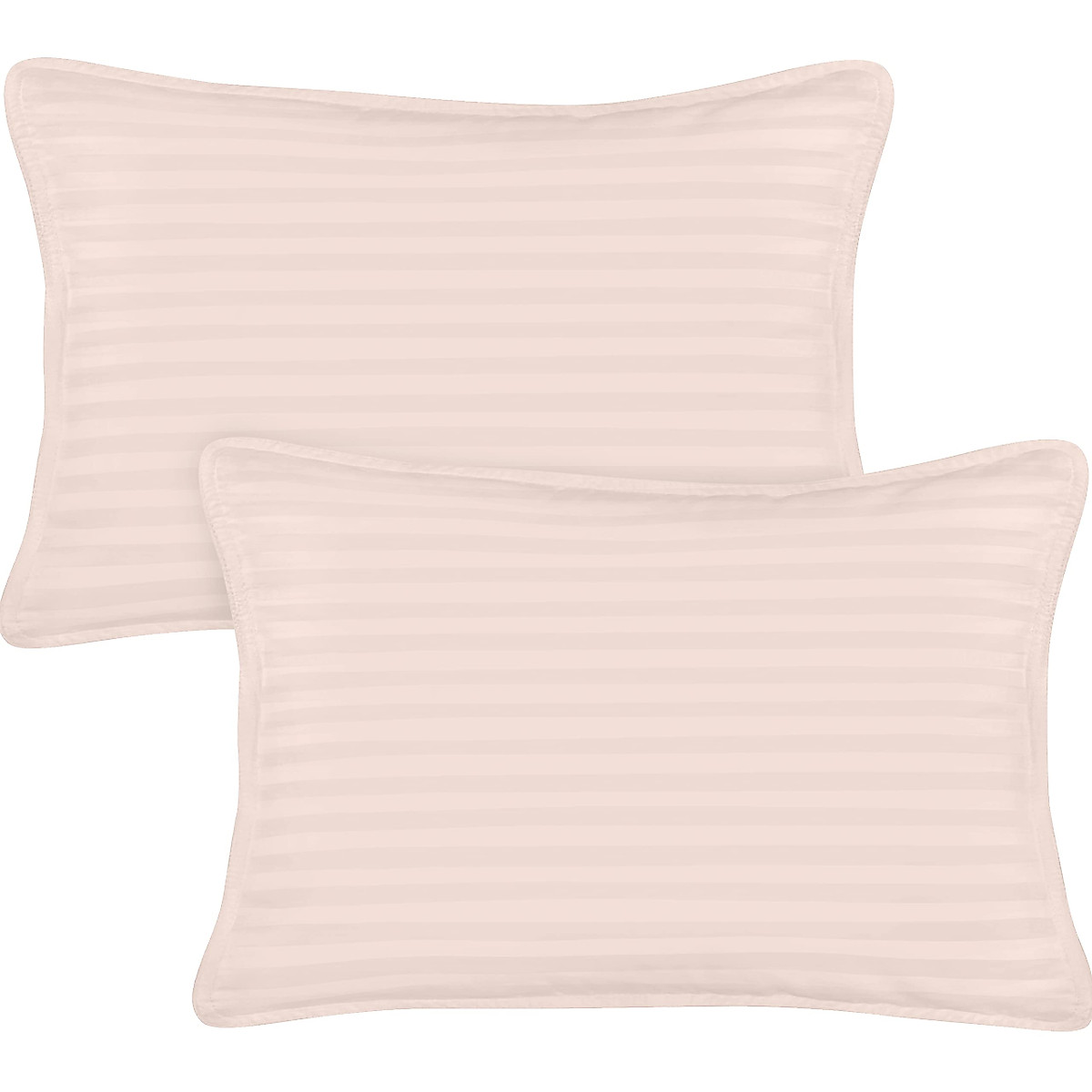 Utopia Bedding Toddler Pillow (Baby Pink, 2 Pack), 13x18 Toddler Pillows for Sleeping, Soft and Breathable Cotton Blend Shell, Polyester Filling, Small Kids Pillow Perfect for Toddler Bed and Travel