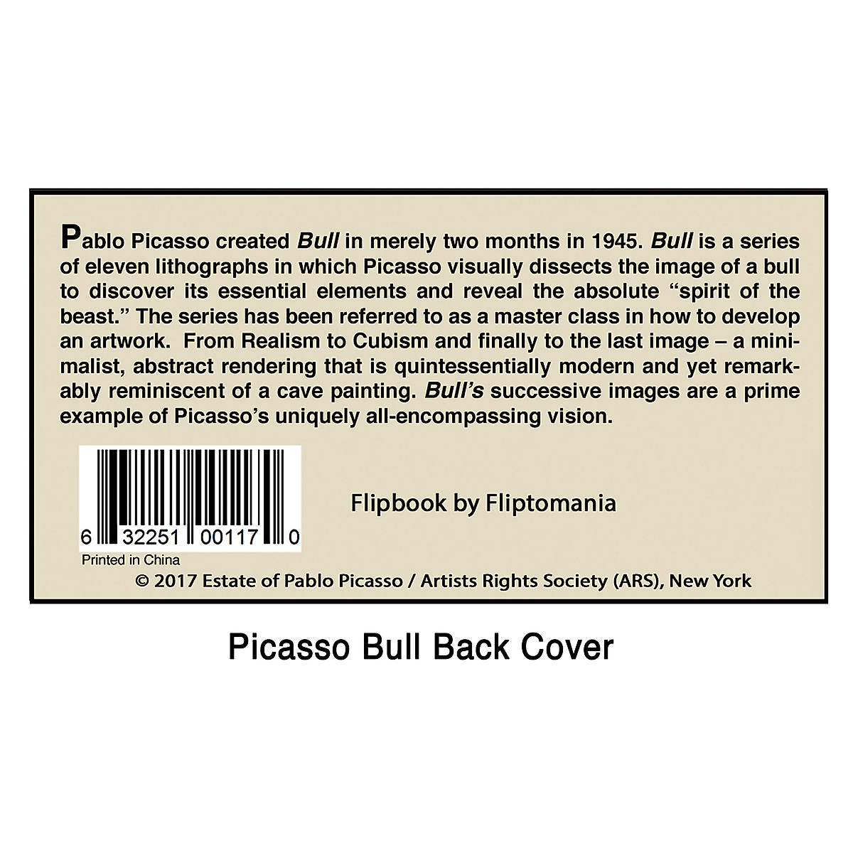 Fliptomania Fine Art Animation Flipbooks 3 Pack: Degas, Mona Lisa, Picasso