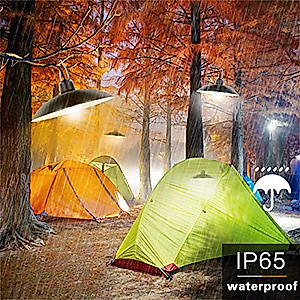 Solar Lights Outdoor with Dual Head Hanging Shed, IP65 Waterproof with 32 LED Lights and 2 Remote Control, Adjustable Solar Panel with 19.68FT Cord for Home Yard Garden Decorate