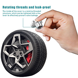 Augeny 4PCS Crystal Paw Tire Valve Caps, Bling Handmade Rhinestone Car Tire Valve Dust Caps with Airtight Seal, Universal Vehicle Tire Rim Valve Stem Covers for Women and Girls (White)