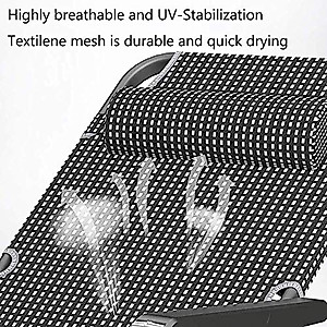 ガードレール Recliners Folding Zero Gravity Sun Loungers Recliner Lounge Chairs with Extra Thick Cushion