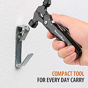 Gift for Dad from Daughter Son for Hammer Multitool, Gift for Men,Survival Hammer Multi Tool 12 in 1, Stocking Stuffer Gift for Men, Brother,Husband, Teens, Mini Multitool Survival Gear