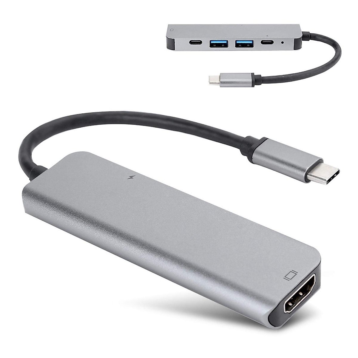 Hub Adapter, Reliable Convenient High Hardness Dock, Practical 5‑in‑1 5Gbps Office Home for Computer Laptop