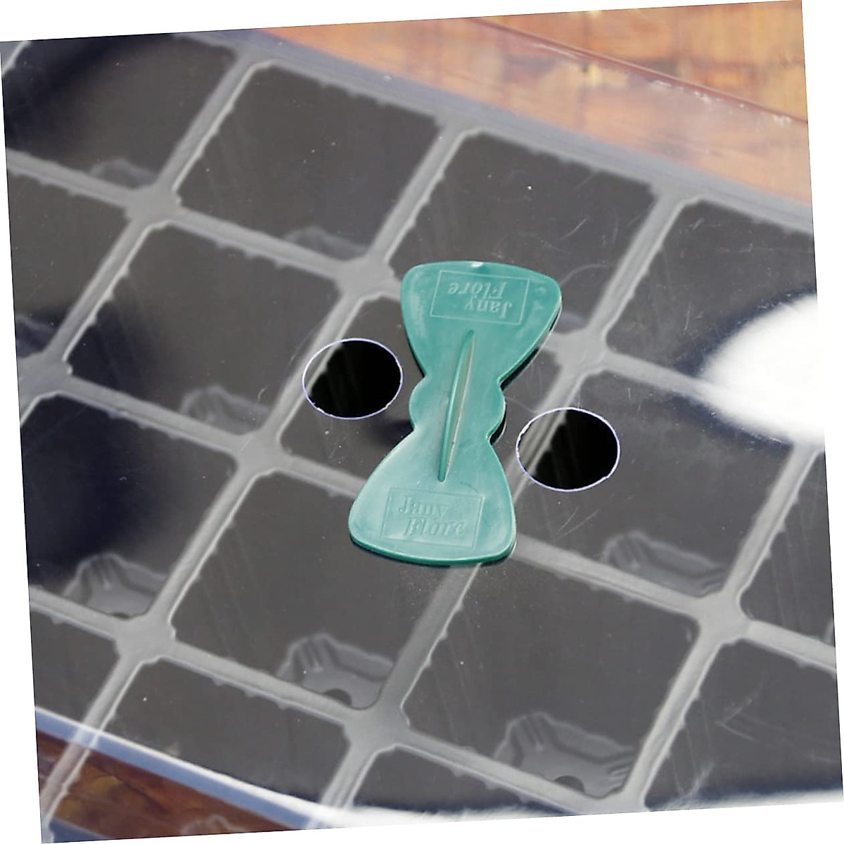 GANAZONO 4 Sets 24 Starting Planter Microgreens Tray Starter Tray Plant Starting Trays Growing Tray Garden Propagator Greenhouse Grow Trays Miniature Kits Germination Pot Vegetable