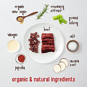 Full Moon All Natural Human Grade Dog Treats, Essential Beef Savory Bites, 14 Ounce