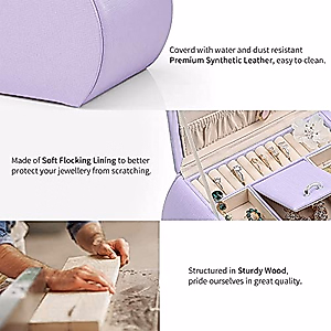Vlando Princess Style Jewelry Box from Netherlands Design Team, Fabulous Girls Gift (Lavender)