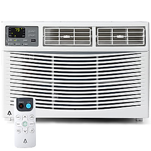 Acekool 8000 BTU Smart Window Air Conditioner & 6000 BTU Smart Air Conditioner Window Unit, 110-115V Window AC Unit with Remote/App Control and Dehumidify Function, Cools 250 Sq.ft