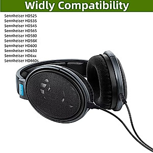 Saipomor HD660s XLR 4-pin Balanced Cord Replacement Upgrade OFC Splitter Cable Compatible with SENNHEISER HD525 HD535 HD545 HD565 HD580 HD58X HD600 HD650 HD6xx HD660s Headphones(5ft)