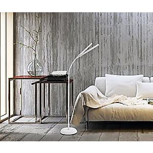 Daylight Company Duolamp, Floor Lamp, Standing Lamp for Living Room, Bedroom, Salon, Office, Touch Control, Flexible Arm, Sleek Design, Multipurpose, Double Head, 4 Brightness Levels - White 10W