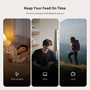 IMIPAW Automatic Cat Feeder and Water Fountain, Timed Pet Dry Food Dispenser, Programmable Portion Control, 1-6 Meals Per Day, Cat Fountains for Drinking with Filter, Small Pets (3L Combo)