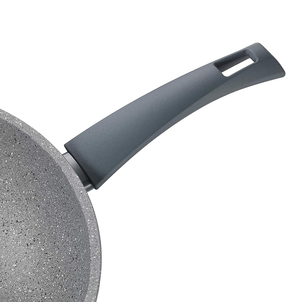 Mopita Roccia Viva 28cm/11" Non-Stick Forged Aluminum Fry Pan, Large, Grey
