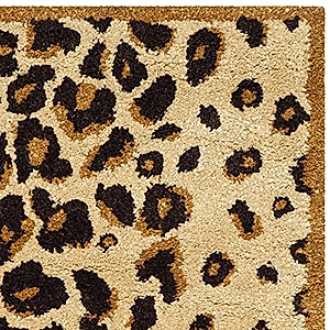 MARTHA STEWART by SAFAVIEH Collection 2'6" x 4'3" Teak MSR3621E Handmade Kalahari Wool & Viscose Accent Rug