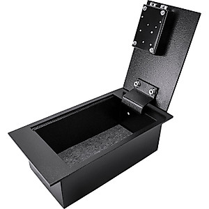 Barska 0.22 Cubic Ft. Hidden Security Floor Safe with Key Lock for Home, Business, Valuables, Jewelry, Cash