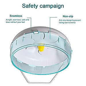 Aucks Silent Hamster Exercise Wheels 6.9 inch Stand Silent Spinner for Hamster Gerbils, Mice，Other Small Animals