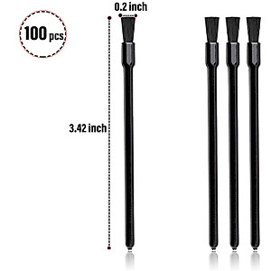 AUEAR, 100 Pack Disposable Lip Gloss Brushes Lipstick Wands Applicator for Makeup Brush Women Girls