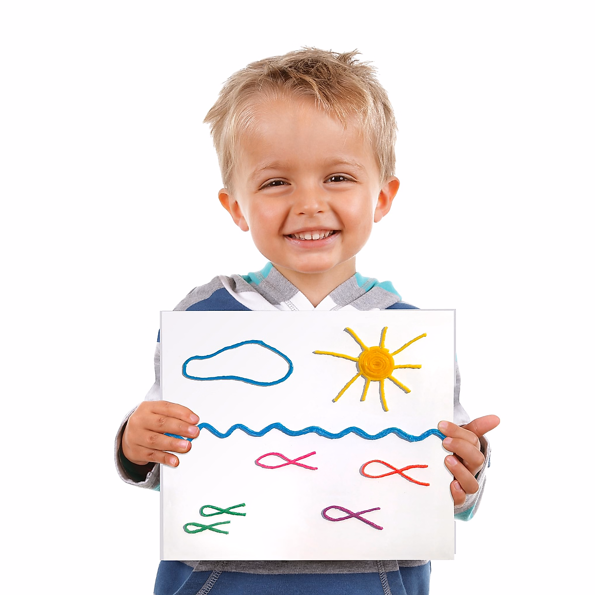 WikkiStix Sea Life Pak Features 12 Sea Creatures with Hands-on Activity and Fun Fact on Each, Made in The USA!