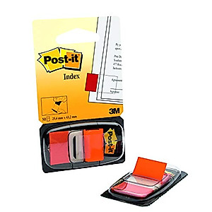 Post-it Flags, Orange, 1-Inch Wide, 50/Dispenser, 1-Dispenser/Pack