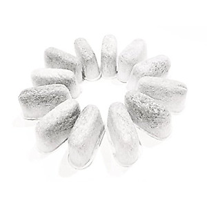 12 NISPIRA Replacement Activated Charcoal Water Filters for Cuisinart Coffee Machines, Compared to Cuisinart DCC-RWF