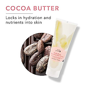 100% PURE Nourishing Body Cream Vanilla Bean Lotion Luxurious Dry Skin Hydration & Replenishment Natural Anti-Aging Moisturizer & Skincare for All Skin Types Women & Men - Vegan - 8 oz