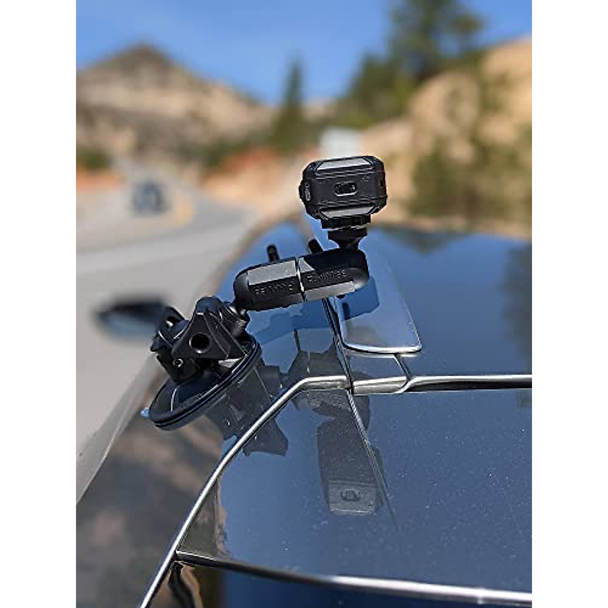 Panavise AcitonGrip 13130 Action Grip Double Knuckle Suction Cup Camera Mount (Matte Black)
