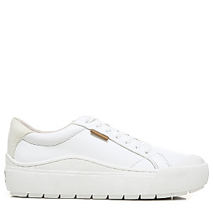 Dr. Scholl's Shoes Womens Time Off Platform Slip On Fashion Sneaker,White Smooth,6.5