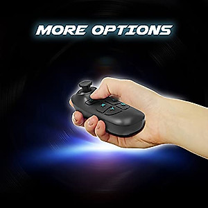 VR Headset with Controller - Virtual Reality Gaming - 3D Glasses Compatible with iPhone 11 XR Samsung Galaxy s10 Xiaomi mi 9. Apple & Android Phone- Professional VR Goggles with Button- Heromask PRO