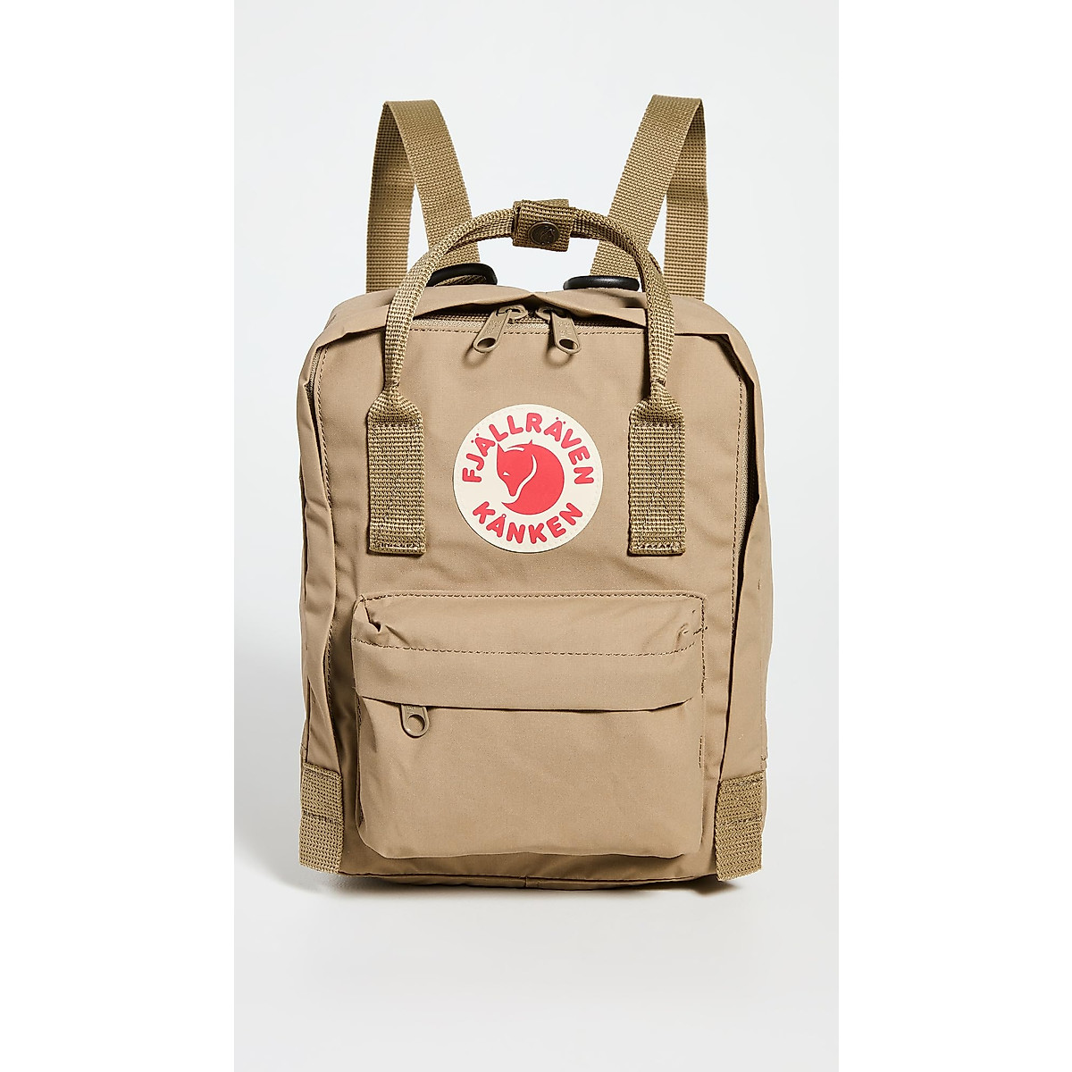 Fjallraven Women's Kanken Mini Backpack, Clay, Green, One Size