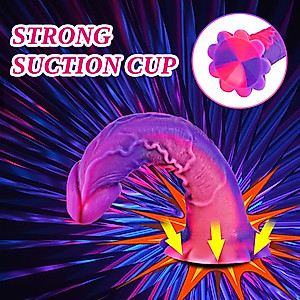 5.1 Inch Silicone Realistic Small Dildo,Beginner Cute Anal Plug,Thin Dildo with Suction Cup, Slim Toy Women Men Couples Lifelike Skinny Fake Penis