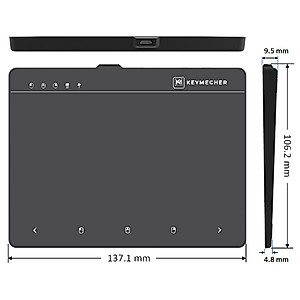 Keymecher Mano 603 Wired Precision Trackpad, Slim, Multi-Gesture USB Touchpad Mouse for Computers, Notebooks, PCs, Laptops - Windows 7/10/11 Compatible