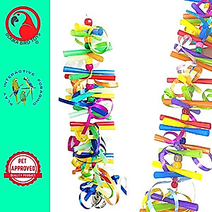 Bonka Bird Toys 1917 Party Small Medium Bird Toy Parrot cage Craft Toys Cages Cockatiel Budgie Lovebird