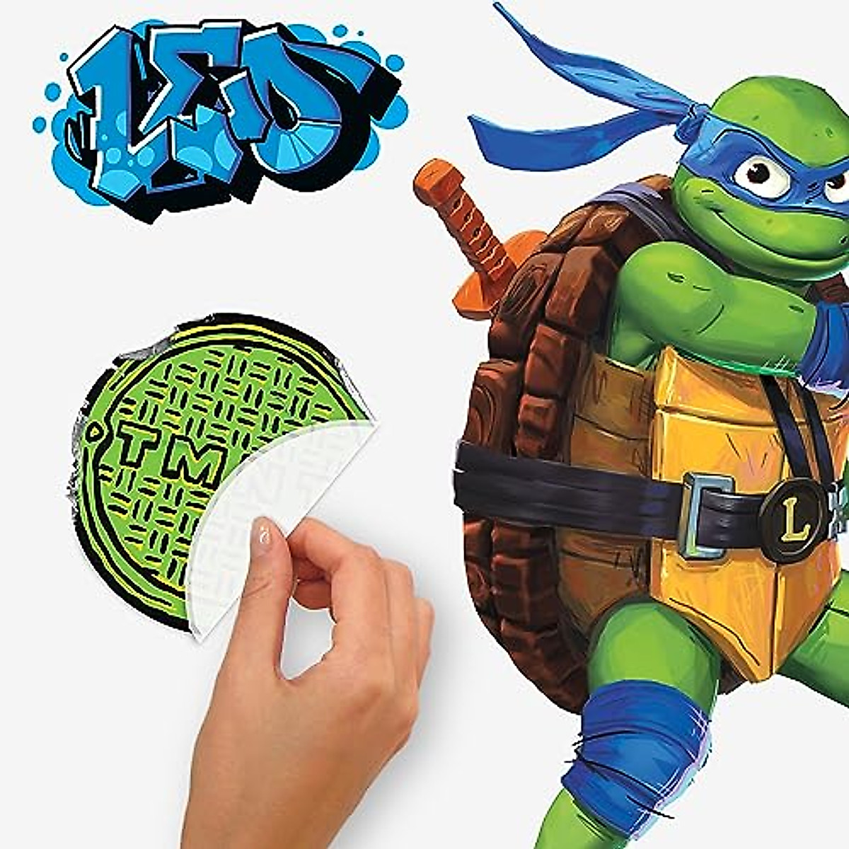 RoomMates Teenage Mutant Ninja Turtles Mutant Mayhem Characters Peel and Stick Wall Decals