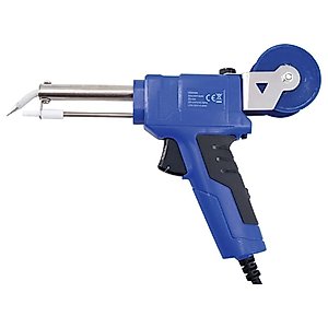 30W/60W Soldering Gun with Solder Wire Feeder - Electricians Essential - Soldering Iron Thermostat Tool Kit for DIY Kits & Electronics - Handheld Welder Temperature Gun for Home Improvement