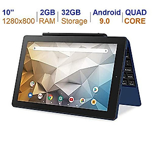 RCA Atlas 10 Pro (RCT6B06P23H) 10 Inch Android 9 Tablet with Keyboard Navy (Renewed)