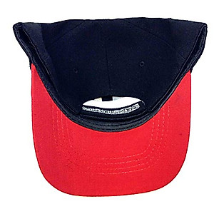 United States Marine Corps Black & Red 3D Text Logo Adjustable Hat