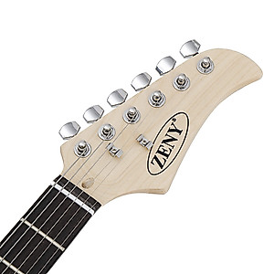 ZENY 39" Full Size Electric Guitar with Amp, Case and Accessories Pack Beginner Starter Package, Blue Ideal Christmas Thanksgiving Holiday Gift